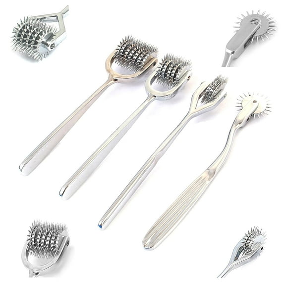Set of 4 Pcs Diagnostic Wartenberg Sensory Pinwheel Pin Wheel 1, 3, 5 ...