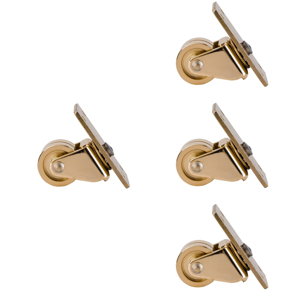 Set of 4 Piano Wheels Caster with Screws Casters Natural - Walmart.com