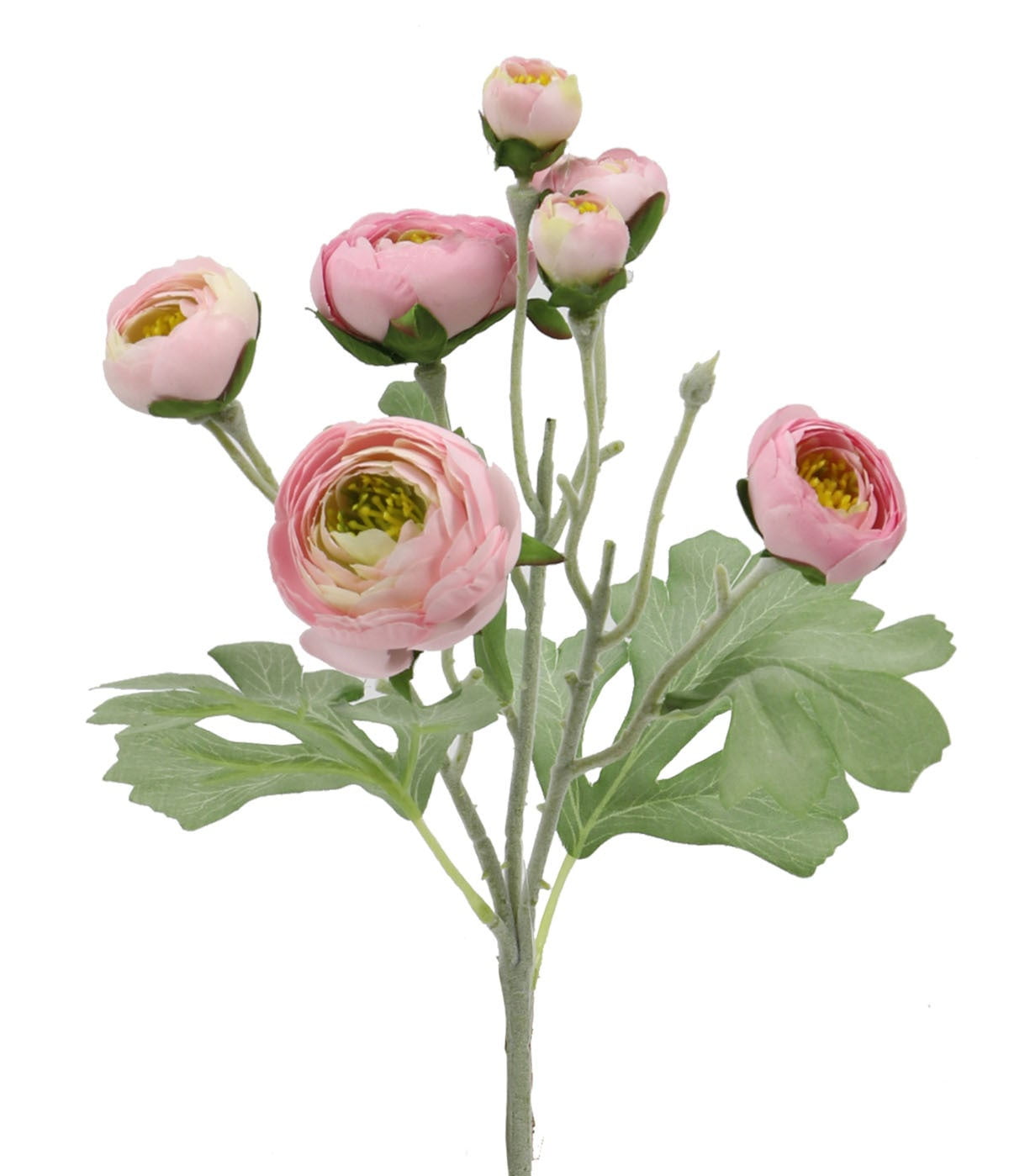 Set of 4 Pink Ranunculus Spray Artificial Flower - Walmart.com