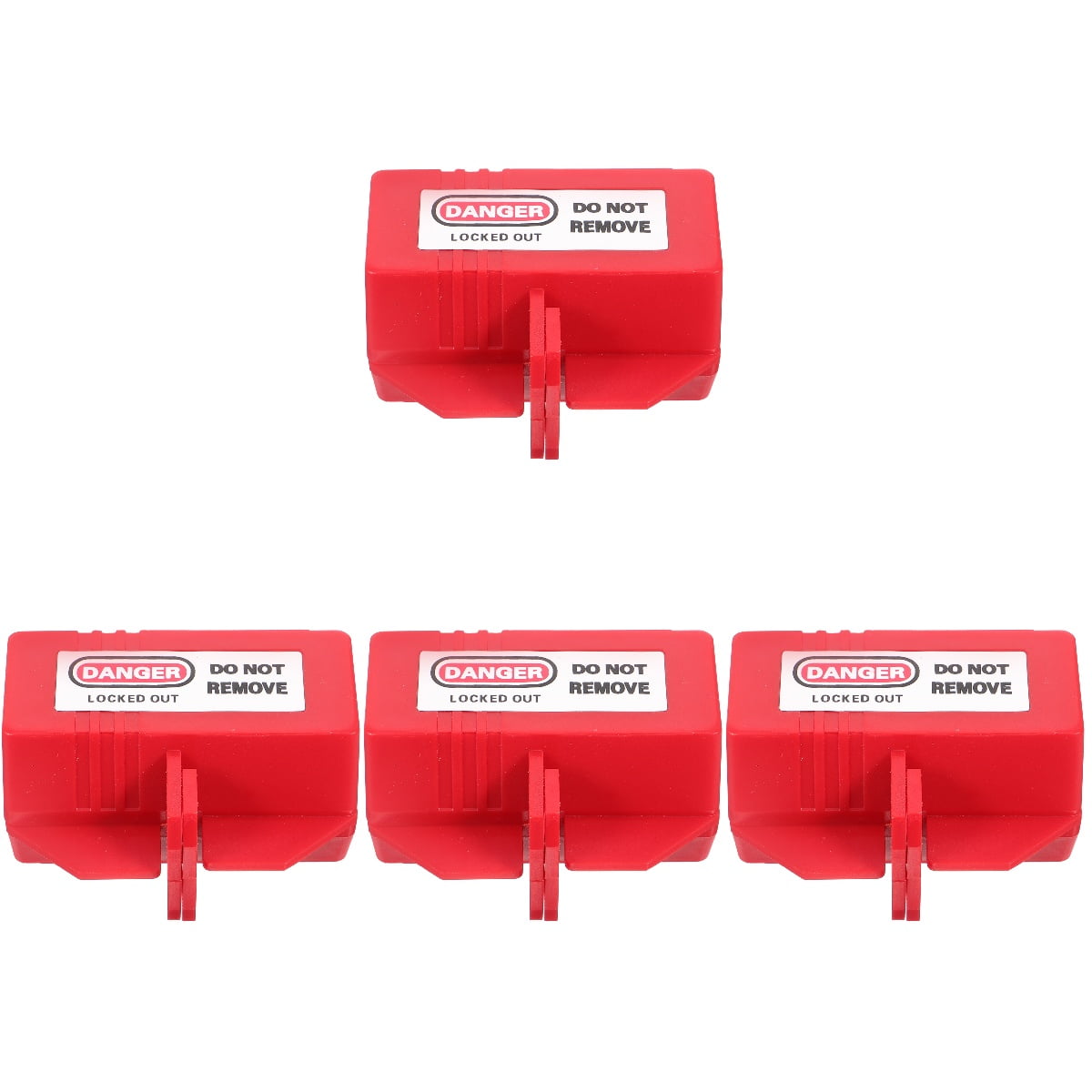 Set of 4 Plug Lock for Appliance Electrical Cords System Child Red ...