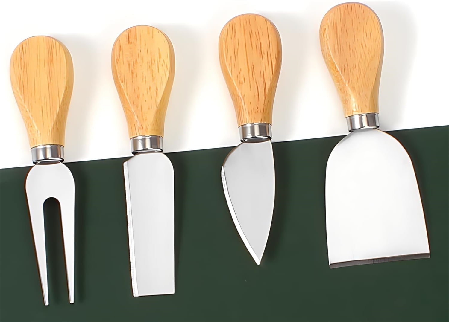 Set of 4 GIXUSIL Premium Stainless Steel Cheese Tool Set,Cheese Knives ...