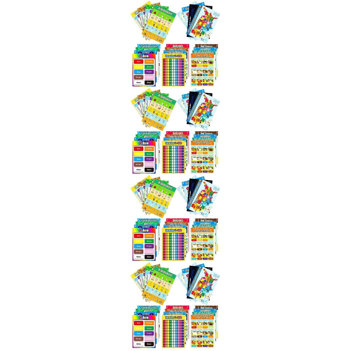 Set of 4 Preschool Education Poster Kindergarten Classroom Must Haves ...