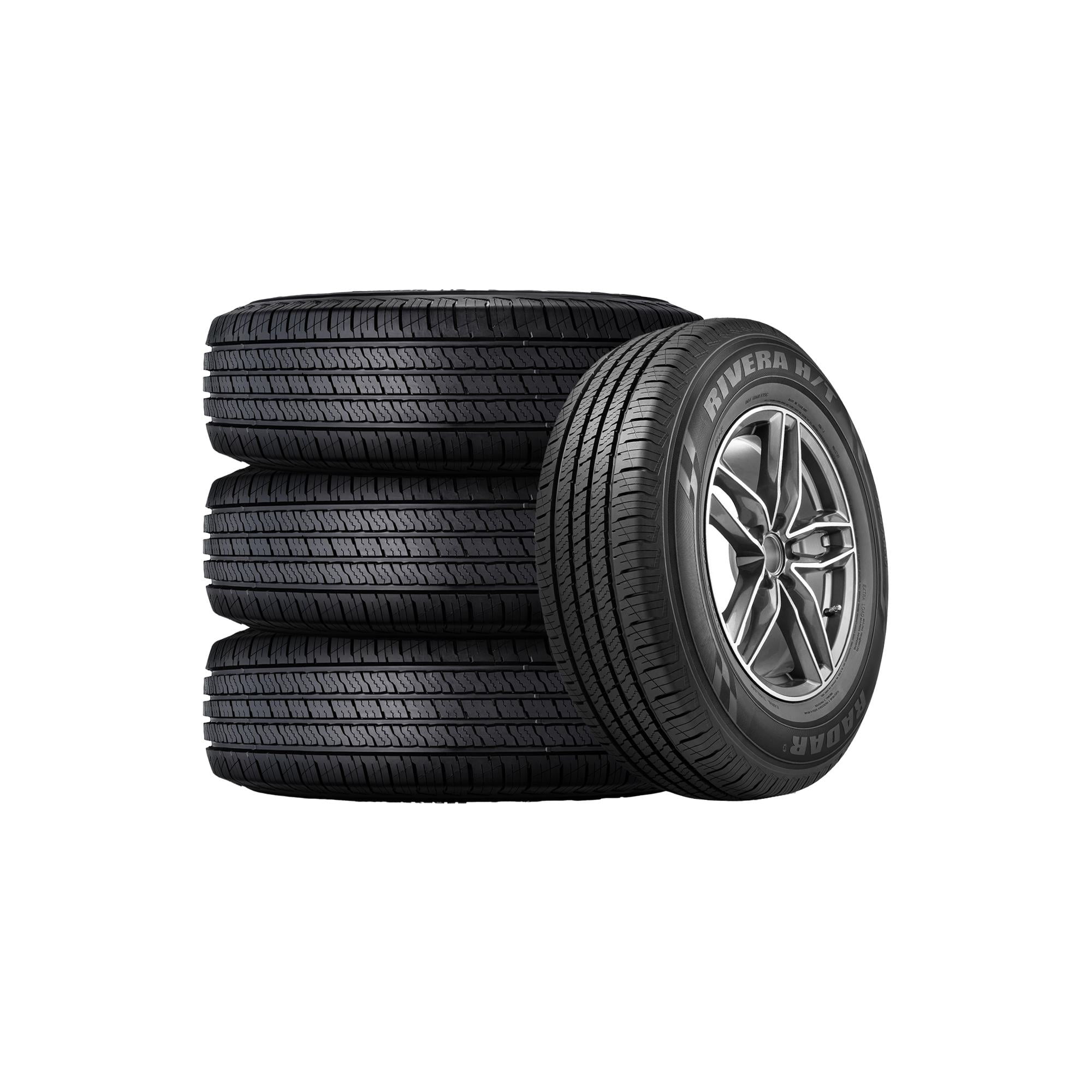 Set of 4 Radar Rivera H/T LT265/75R16 123/120Q E Tires Fits: 2000-02 Dodge Ram 2500 Base, 2013 ...