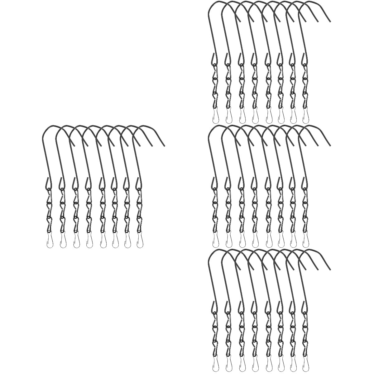 Set of 4 Railing Outdoor Hanging Chains Convenient - Walmart.com