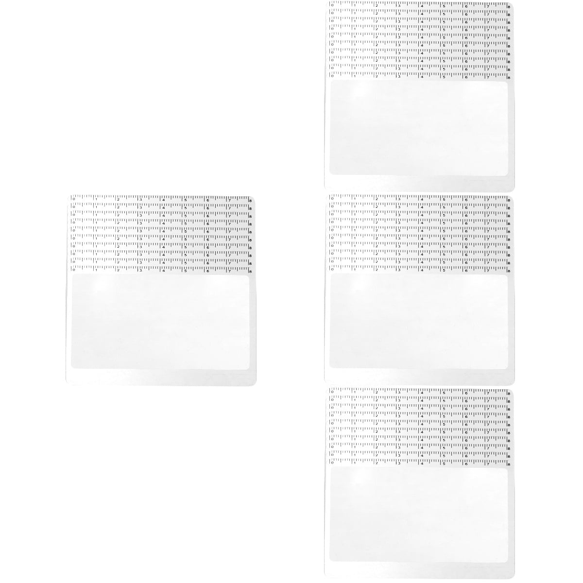 Set of 4 Reading Portable Magnifying Glass Bookmark for The Elderly ...