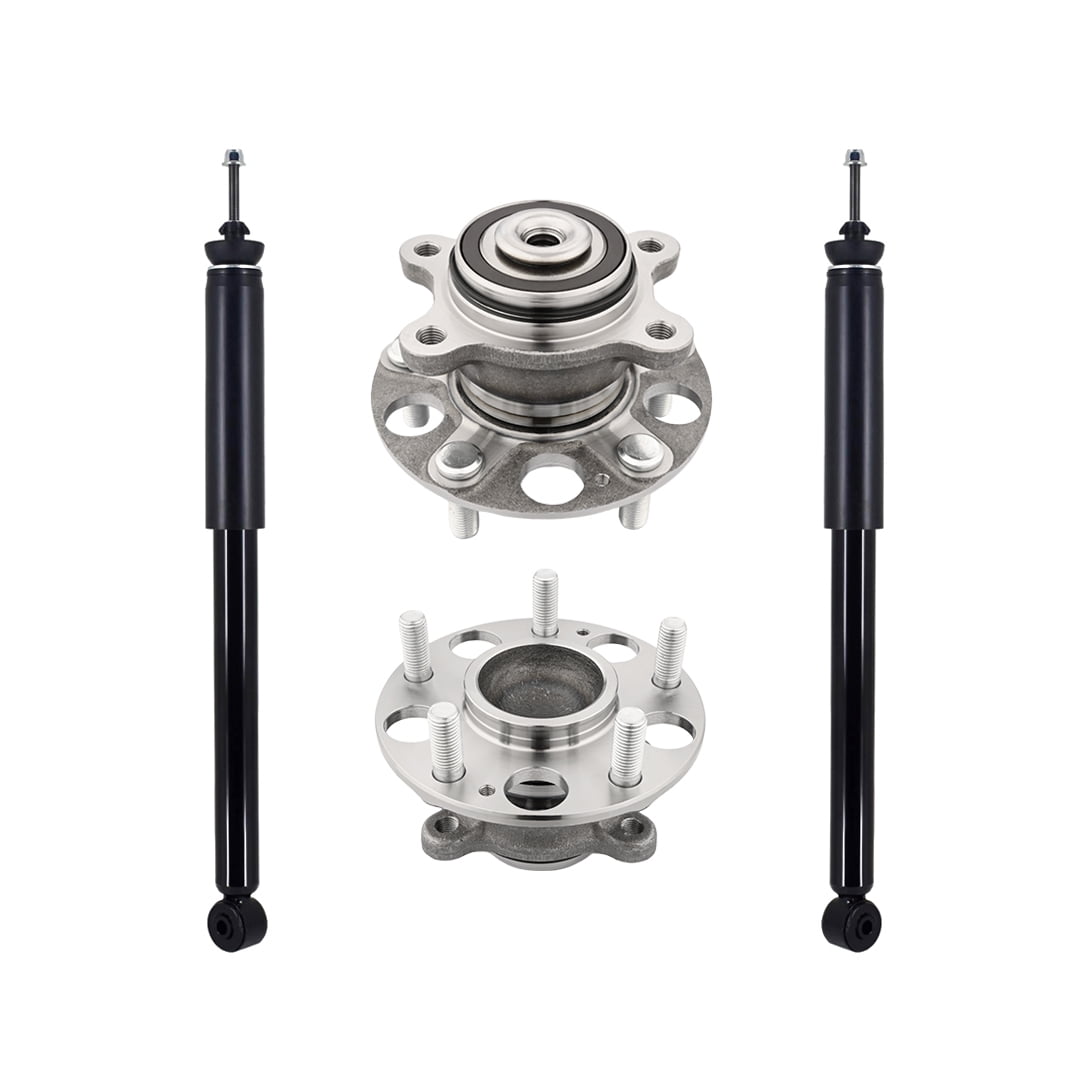 Set of 4 Rear Shock Absorber-Wheel Hub Bearing Assembly For 2006-2011 ...