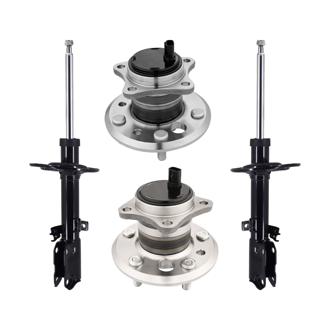 Set of 4 Rear Suspension Strut-Wheel Hub Bearing Assembly For 2006 ...