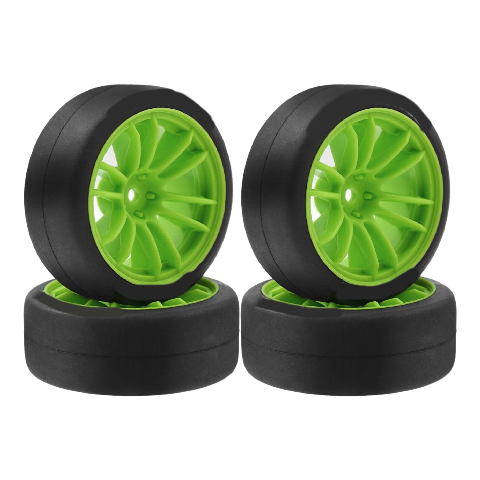 Set of 4 Remote Control Wheel Tires for Crawlers Car Model Rubber Wheel ...