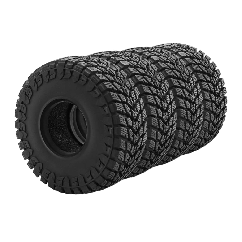 Set of 4 Remote Control Wheel Tires for Crawlers Car Model Rubber Wheel ...