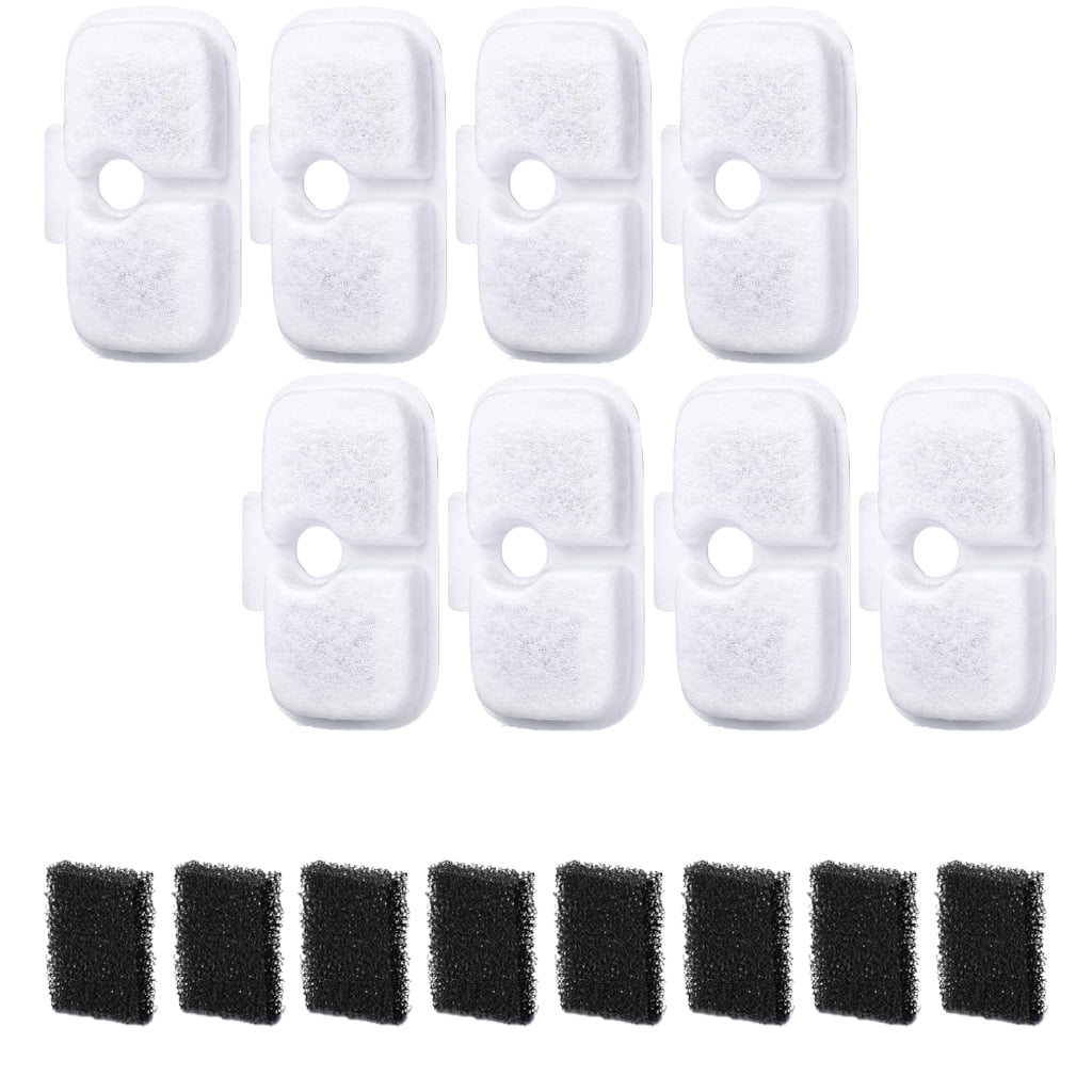 Set of 4 Replacement Filter for Automatic Pet Fountain Cats Water ...