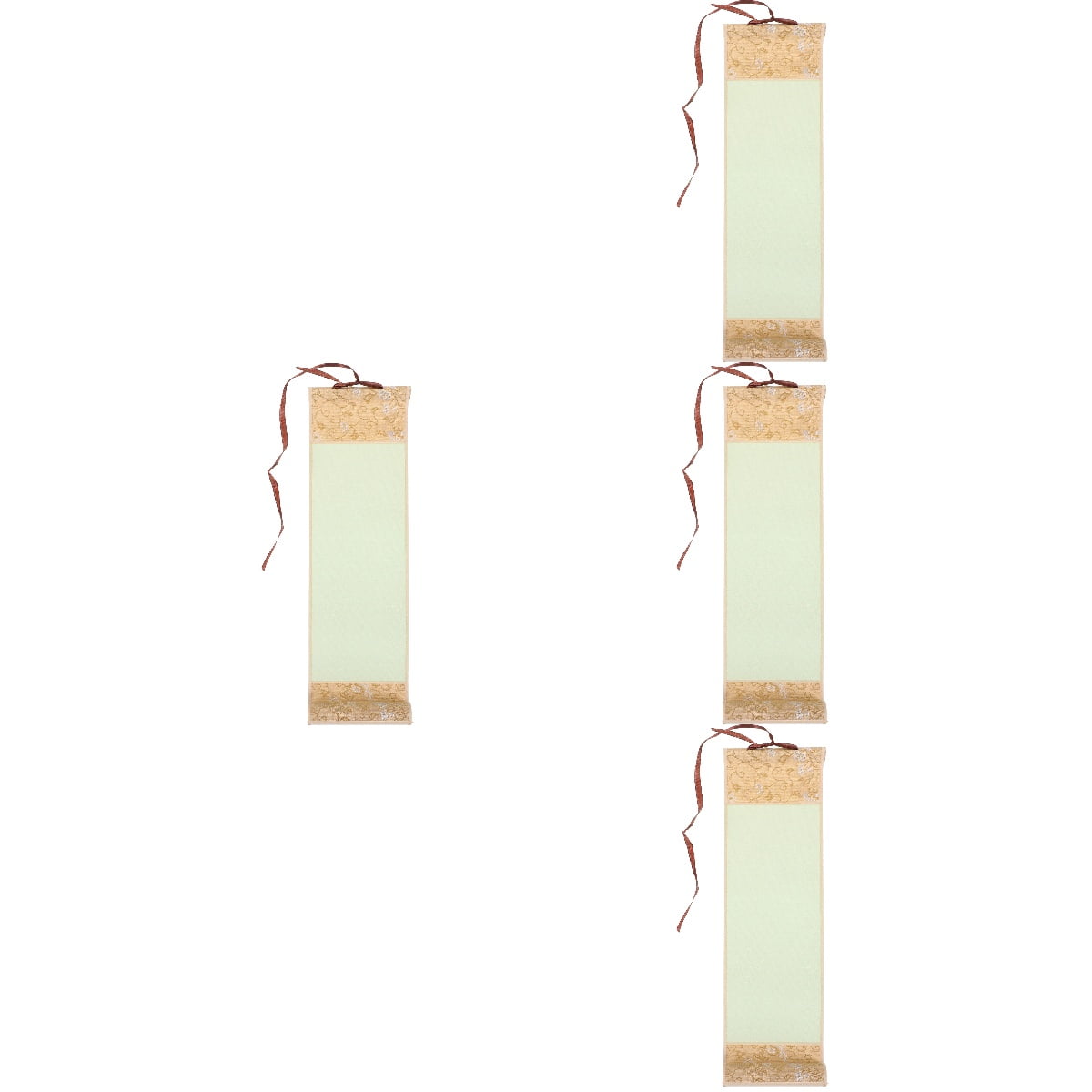 Set of 4 Rice Paper Scroll Drawing Scrolls Blank Calligraphy - Walmart.com