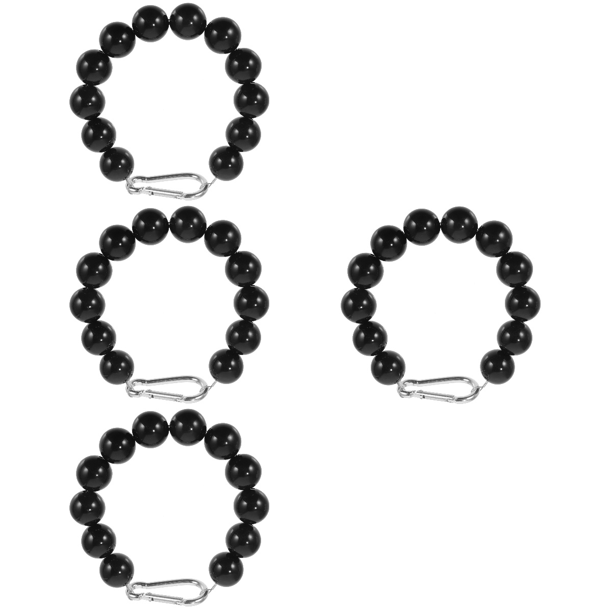 Set of 4 Rope Chain Flagpole Retaining Ring Easy Installation Accessory ...