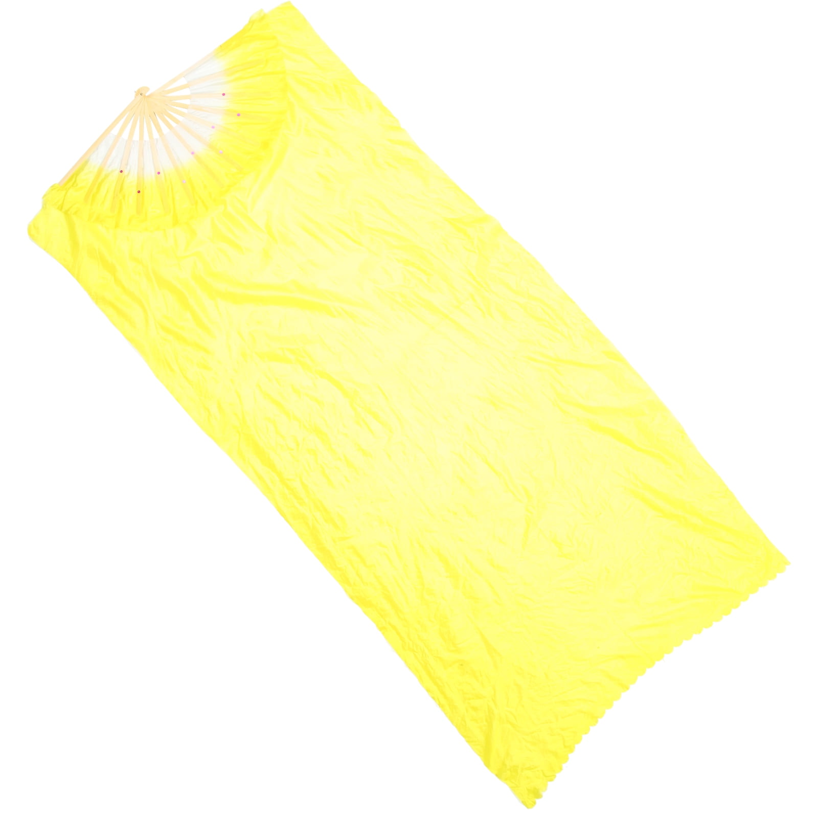 Set of 4 Satin Dance Fan Carnival Dancing Flags Long Silk Decorate ...