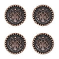 Set of 4 Screw Back Conchos Western Saddle Tack Bridle Bags Belts 1-1/4 ...