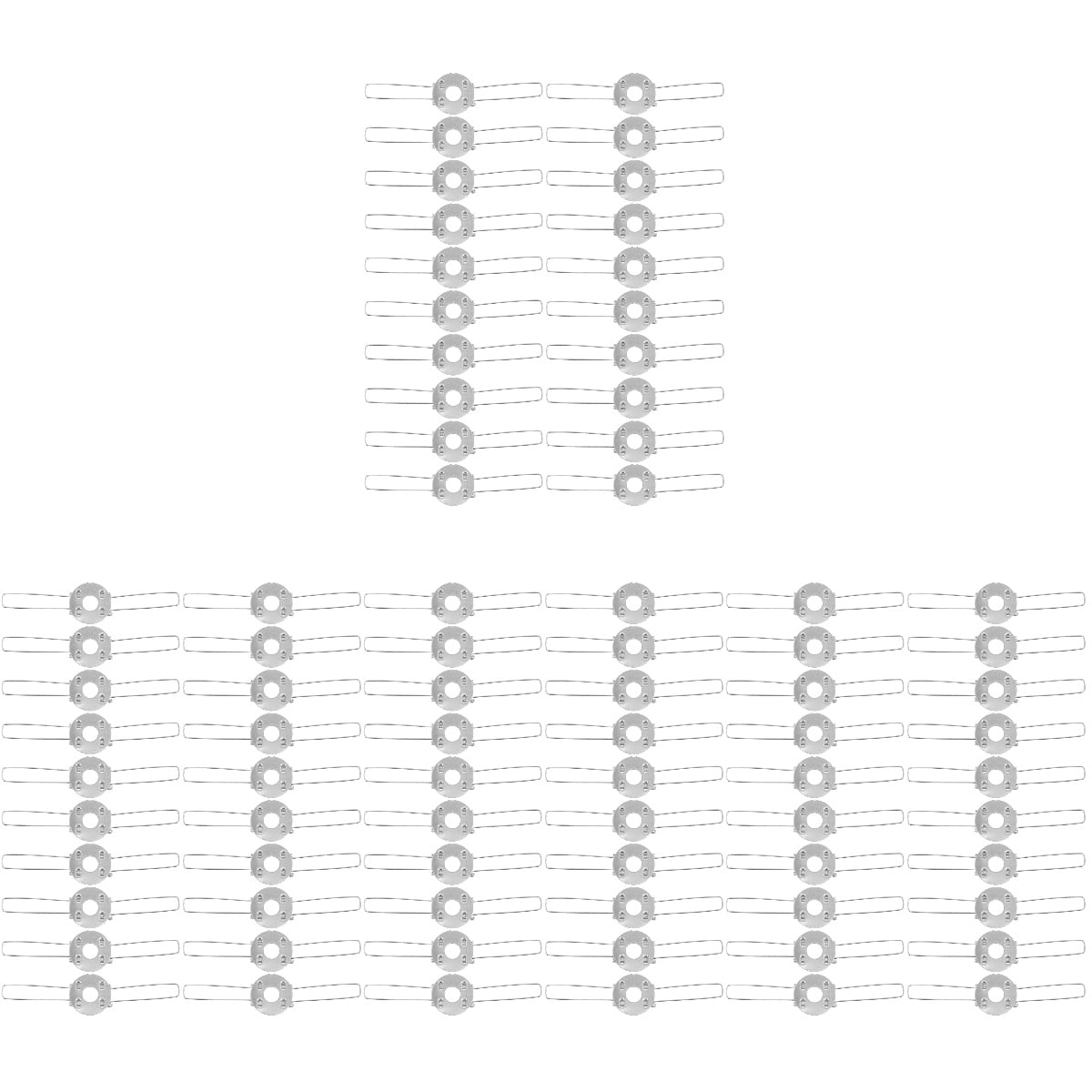 Set of 4 Shade Buckle Ceiling Light Fixture Spring Clip Lights Table ...