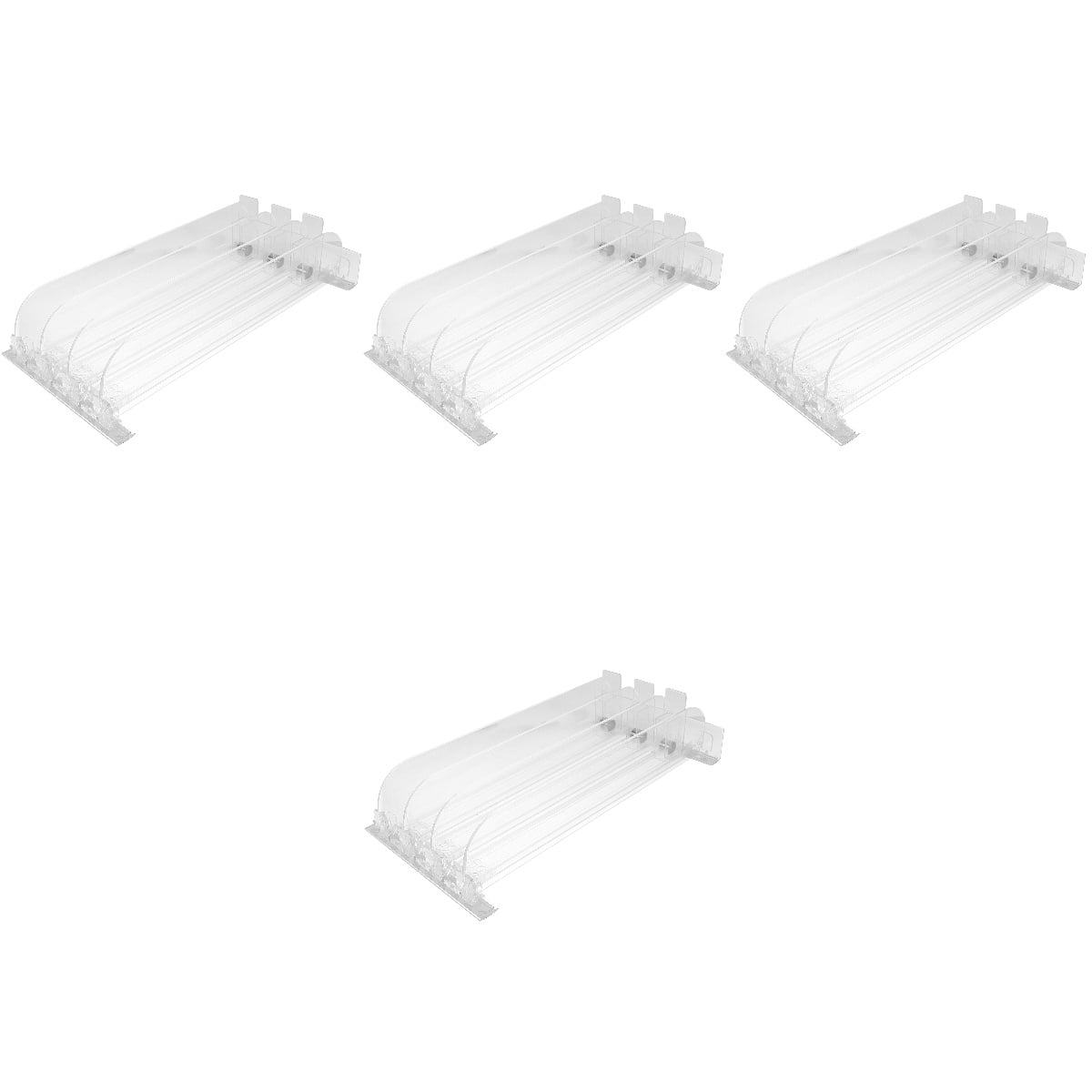 Set of 4 Shelf Pusher Racking Shelving Vending Machine Transparent ...