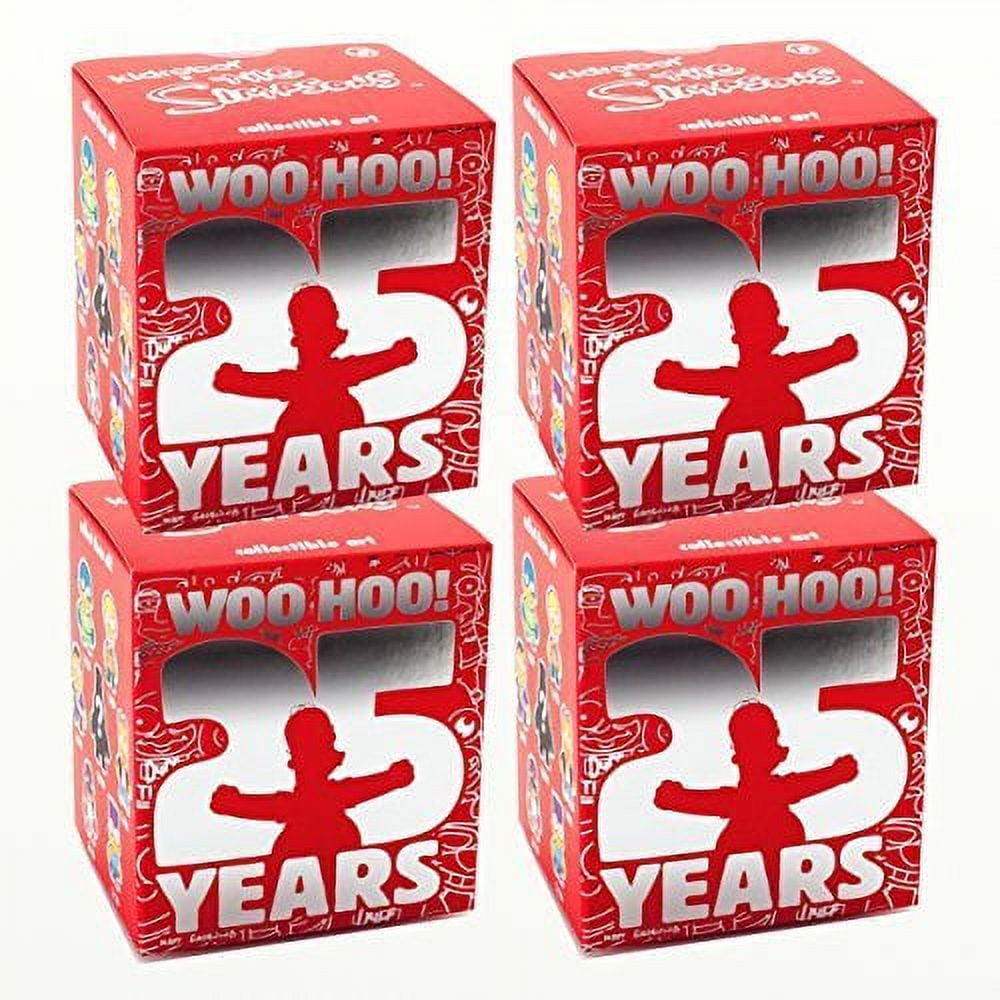 Set of 4: Simpsons 25th Anniversary Mini Series Vinyl Figure Blind Box ...