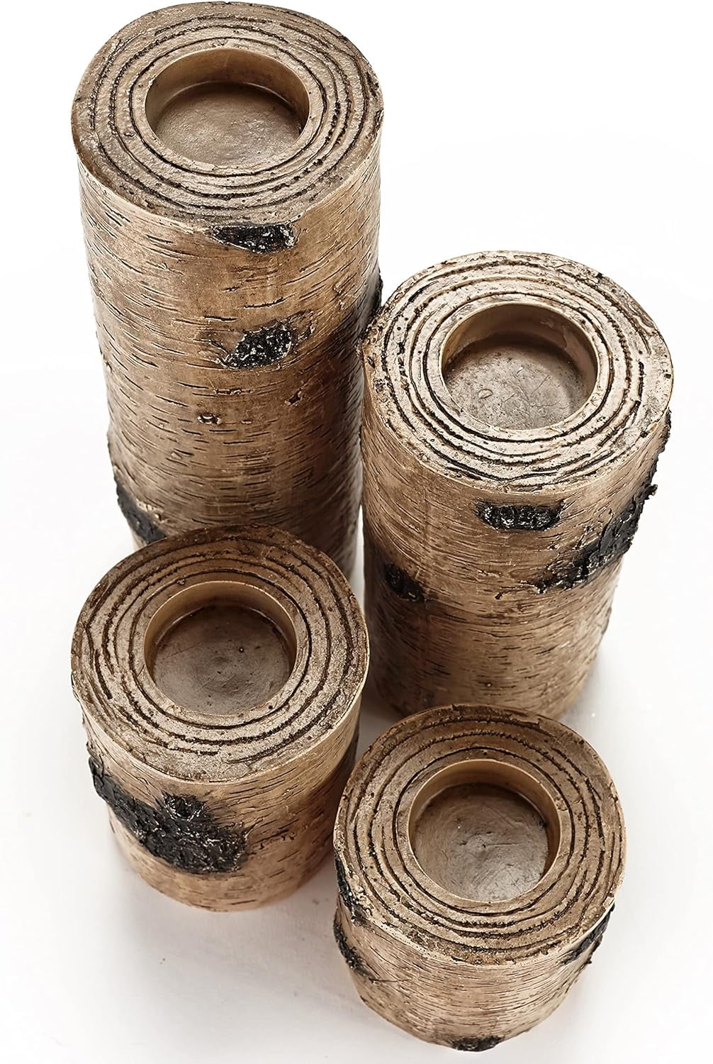 Set of 4 Single Logs Birch - Walmart.com
