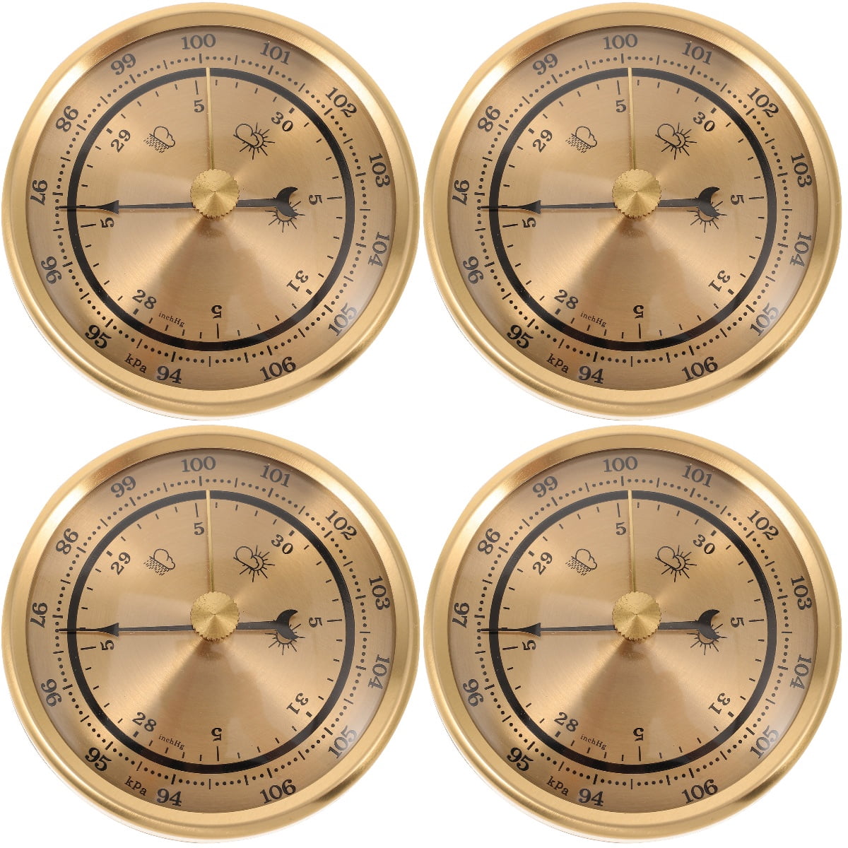 Set of 4 Slat Peg Board Bins and Air Pressure Gauge - Walmart.com