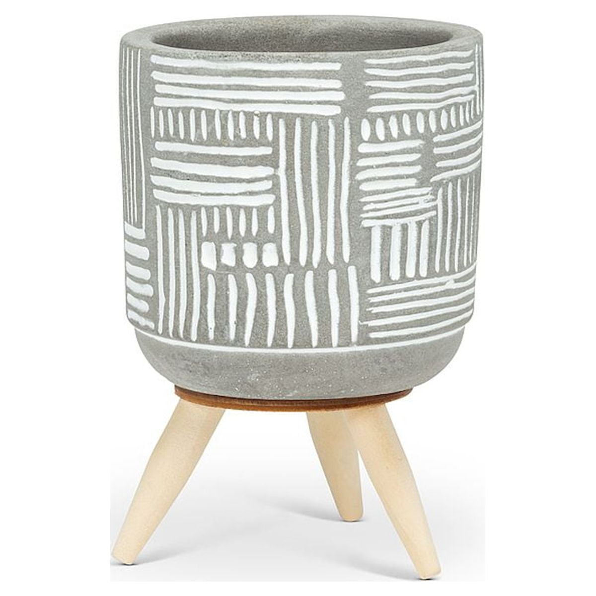 Set of 4 Small Grid Tripod Planter - Walmart.com