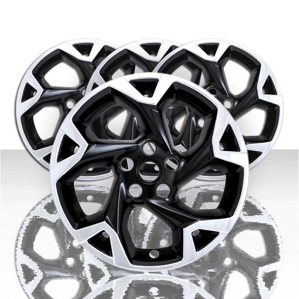 Set of 4 Snap-On Silver/Gloss Black 17" Wheel Skins for 24-26 Chevrolet ...