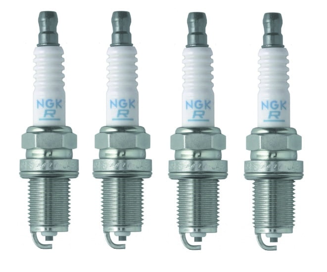 Set of 4 Spark Plugs Genuine NGK 4644 OEM # BKR7E V-Power 6097 Upgrade ...