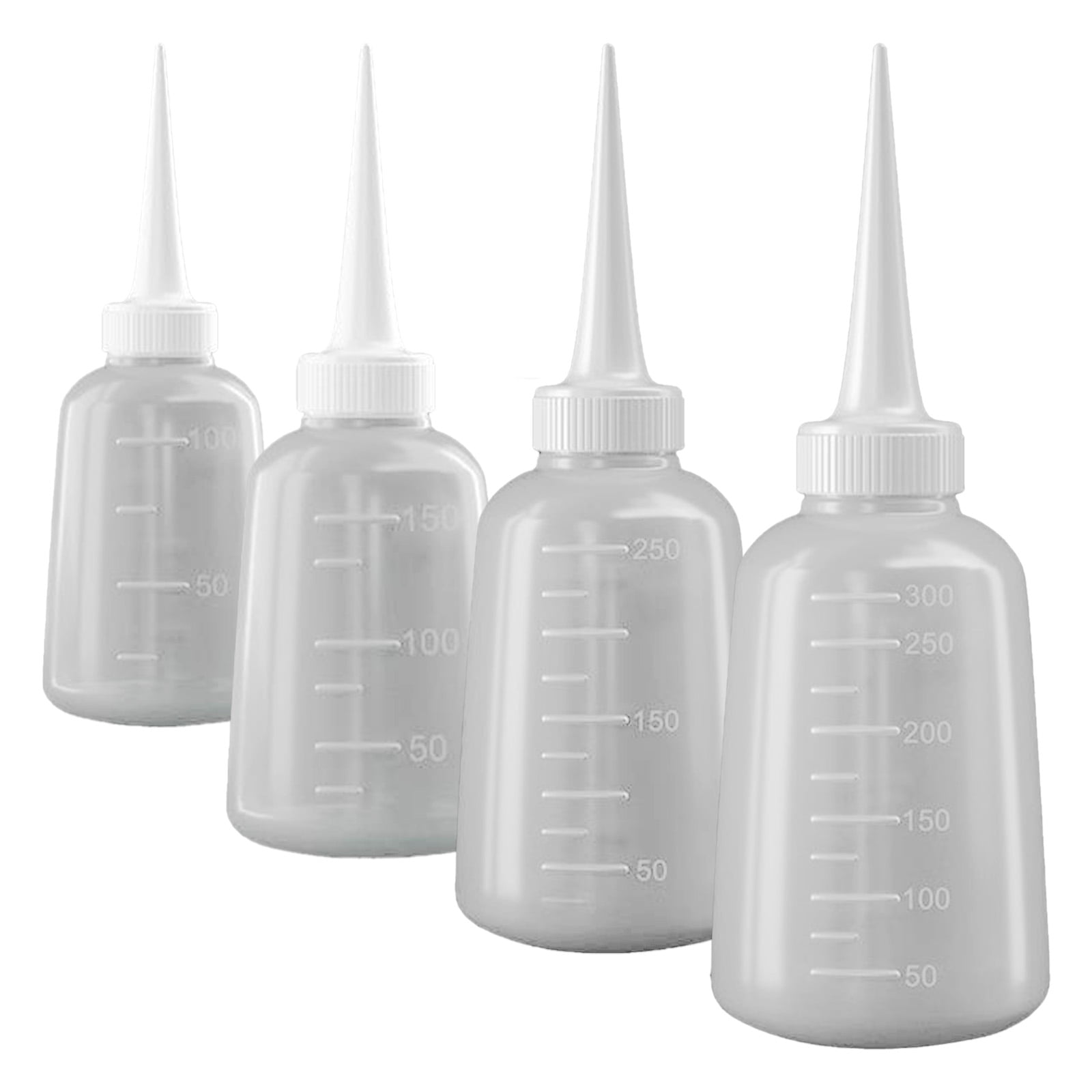 Set of 4 Squeeze Bottles Glues Dispenser Nozzle Bottle for Glues Oil ...
