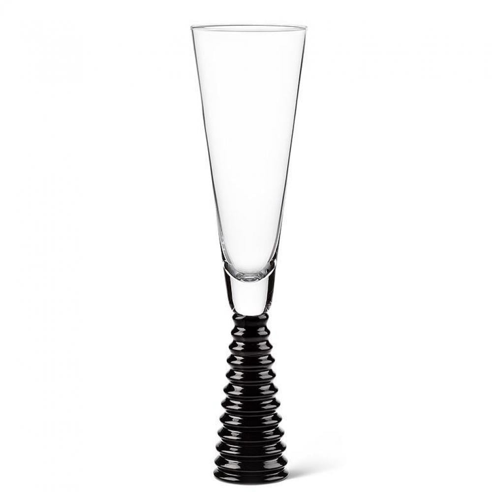 Set of 4 Stack Base Flute Glass - Walmart.com