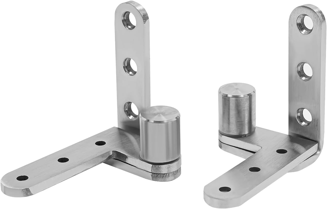 Set of 4 Stainless Steel Pivot Hinges, 201 Grade, 5mm Thickness ...