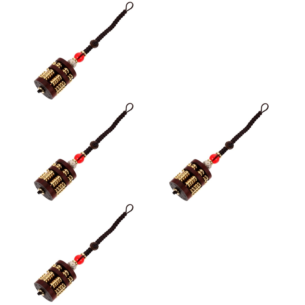 Set of 4 Stick Key Holder for Wall Chain Abacus Keychain Decoration ...