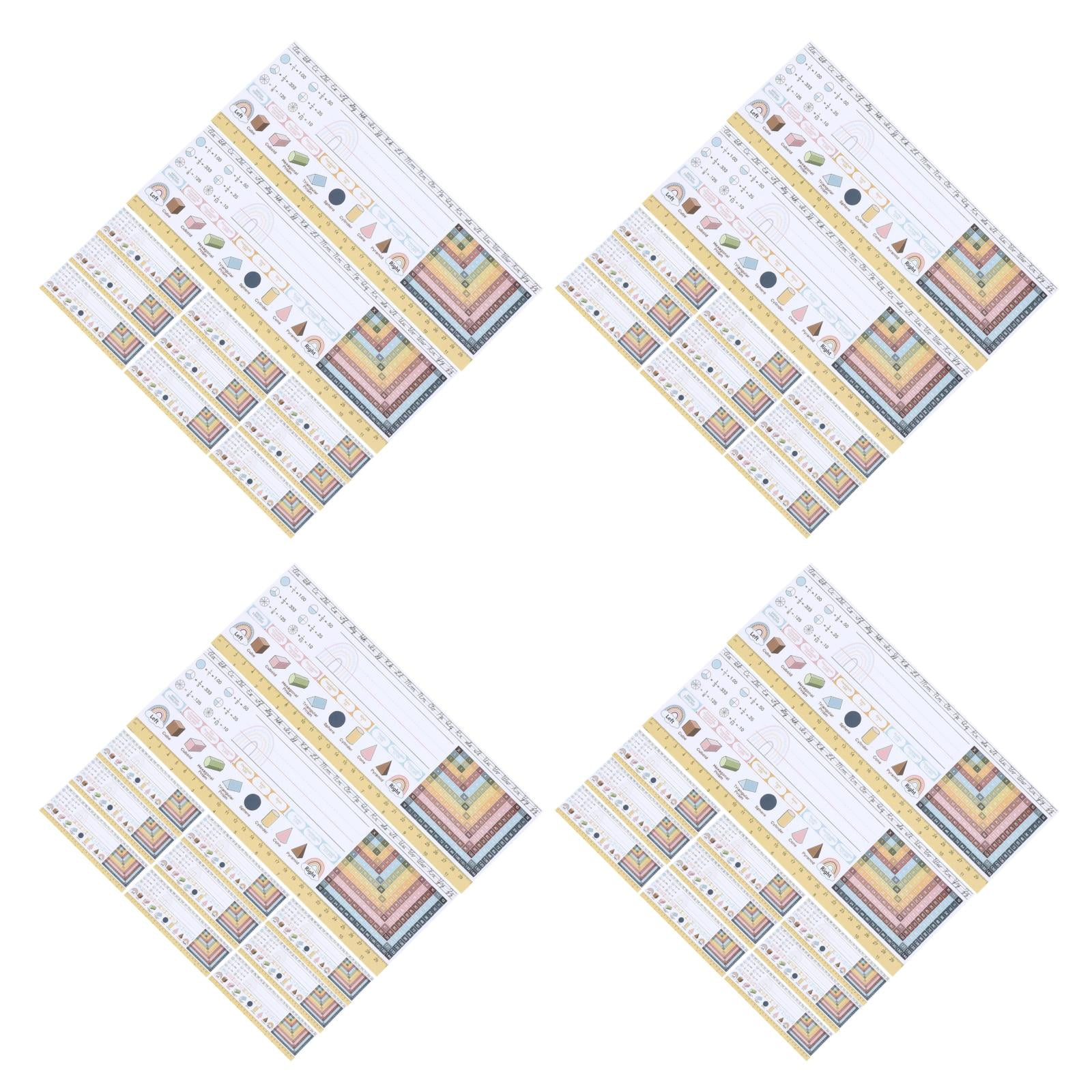 Set of 4 Student Desk B2932 Second Generation Brand Name Tag - Walmart.com