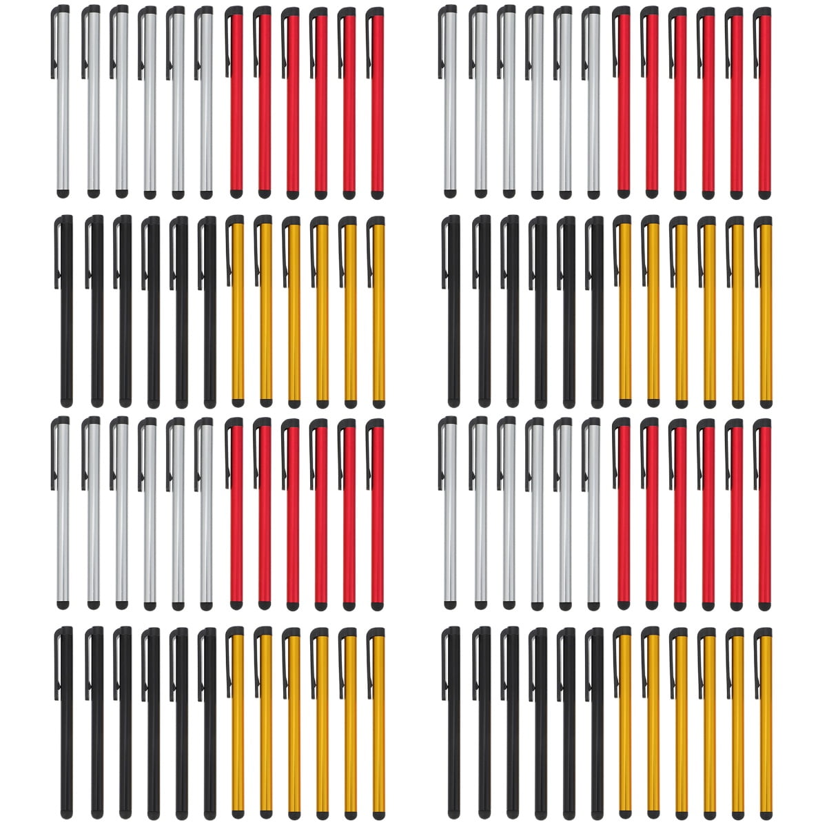 Set of 4 Stylus Ballpoint Screen Smooth Smartphone - Walmart.com