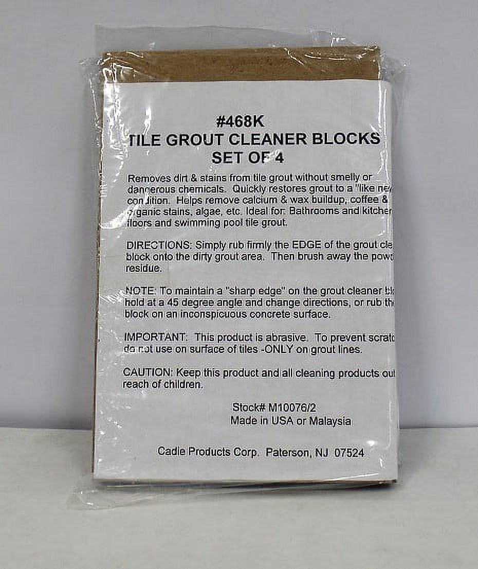 Set of 4 Tile Grout Cleaner Blocks - Walmart.com