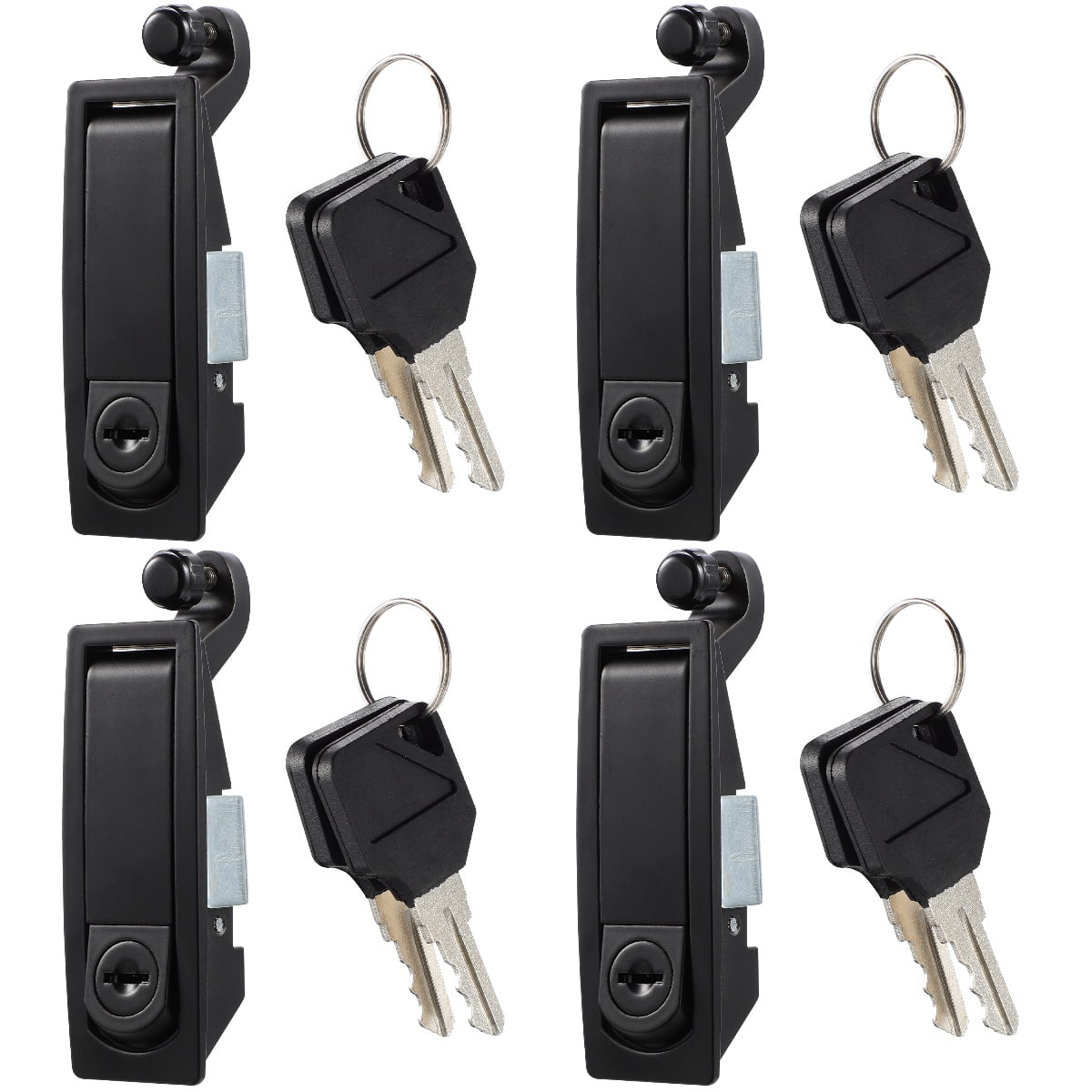 Set of 4 Trigger Door Compression Latch Tool Box Locks Toolbox Latches ...