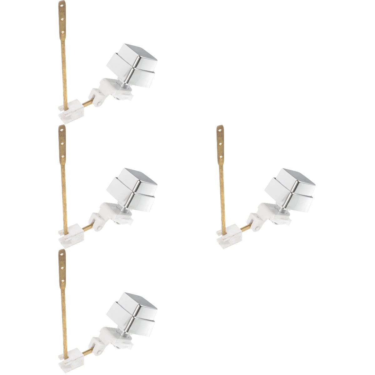 Set of 4 Universal Toilet Handle Replacement Kit Tank Lever - Walmart.com