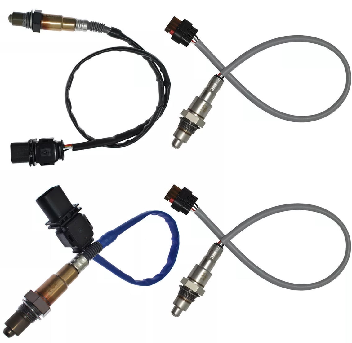 Set of 4 Upstream&Downstream O2 Oxygen Sensor 8F9Z-9F472-H-8F9Z-9F472 ...