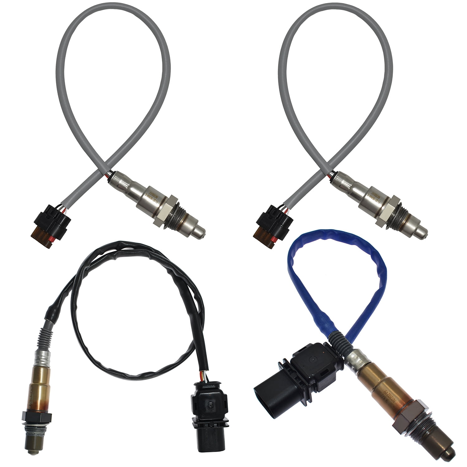 Set of 4 Upstream&Downstream O2 Oxygen Sensor For 2011 12 13 2014 Ford ...