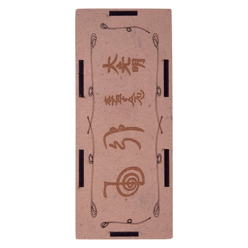 Set of 4 Usui Reiki Symbol Engraved, Black Tourmaline Stone, Oval Shape ...