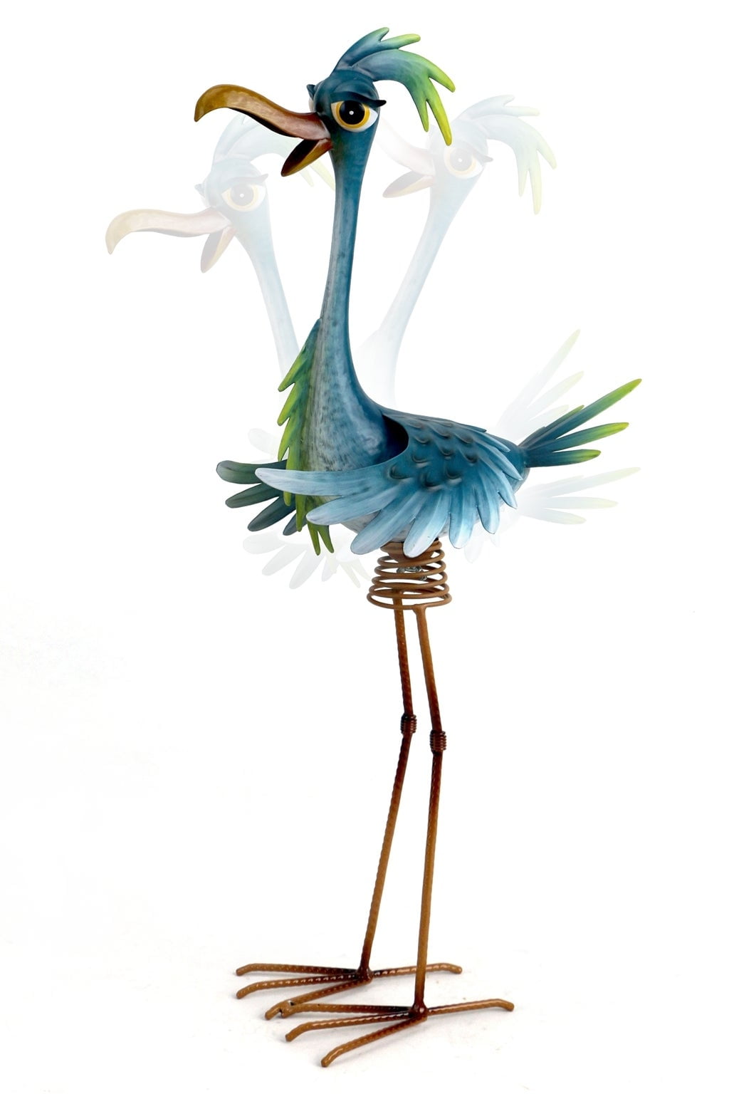Set of 4 Wacky Metal Moving Heron Statue - Walmart.com