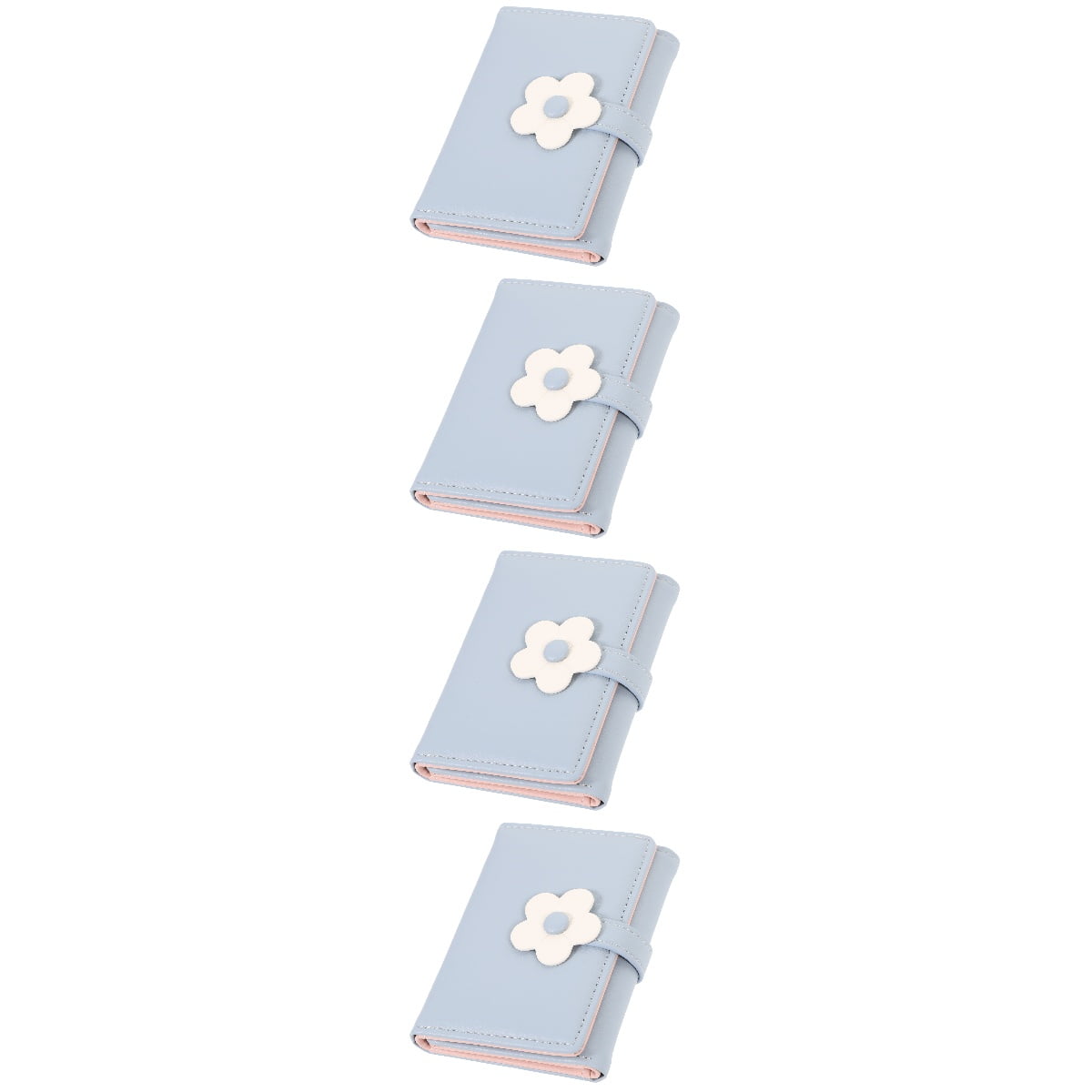 Set of 4 Wallet for Teen Girls Card Purse Cute Women -blue - Walmart.com