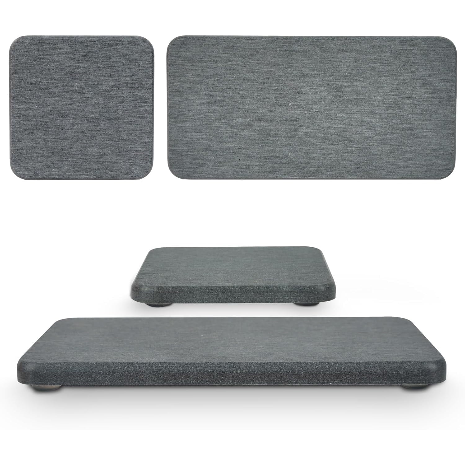 Water Absorbing Stone Tray for Sink, Diatomaceous Earth Coasters for ...