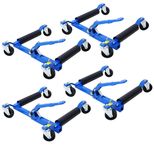 Set of (4) Wheel Dolly Car Skates Vehicle Positioning Hydraulic Tire ...