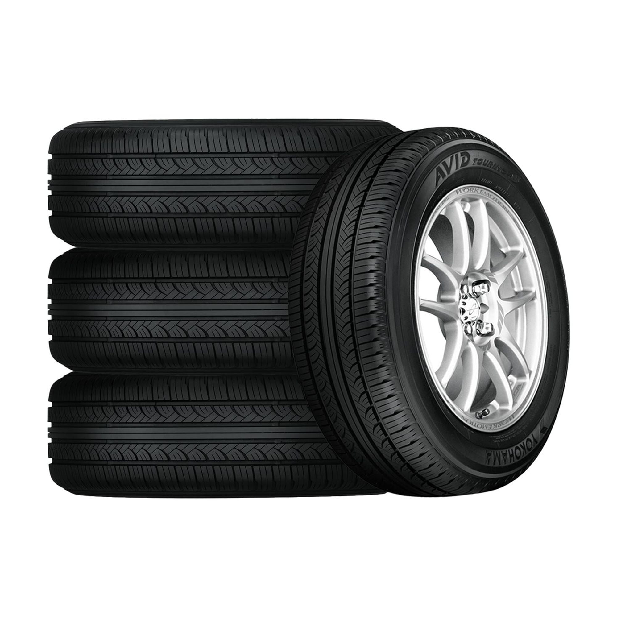 Yokohama Avid Touring-S All-Season Tires, 235/65R17 104T, Set of 4 for SUVs, CUVs, Sedans, and ...