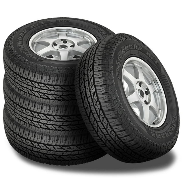 Set of 4 Yokohama Geolandar A/T G015 Versatile All-Terrain 265/70R18 ...