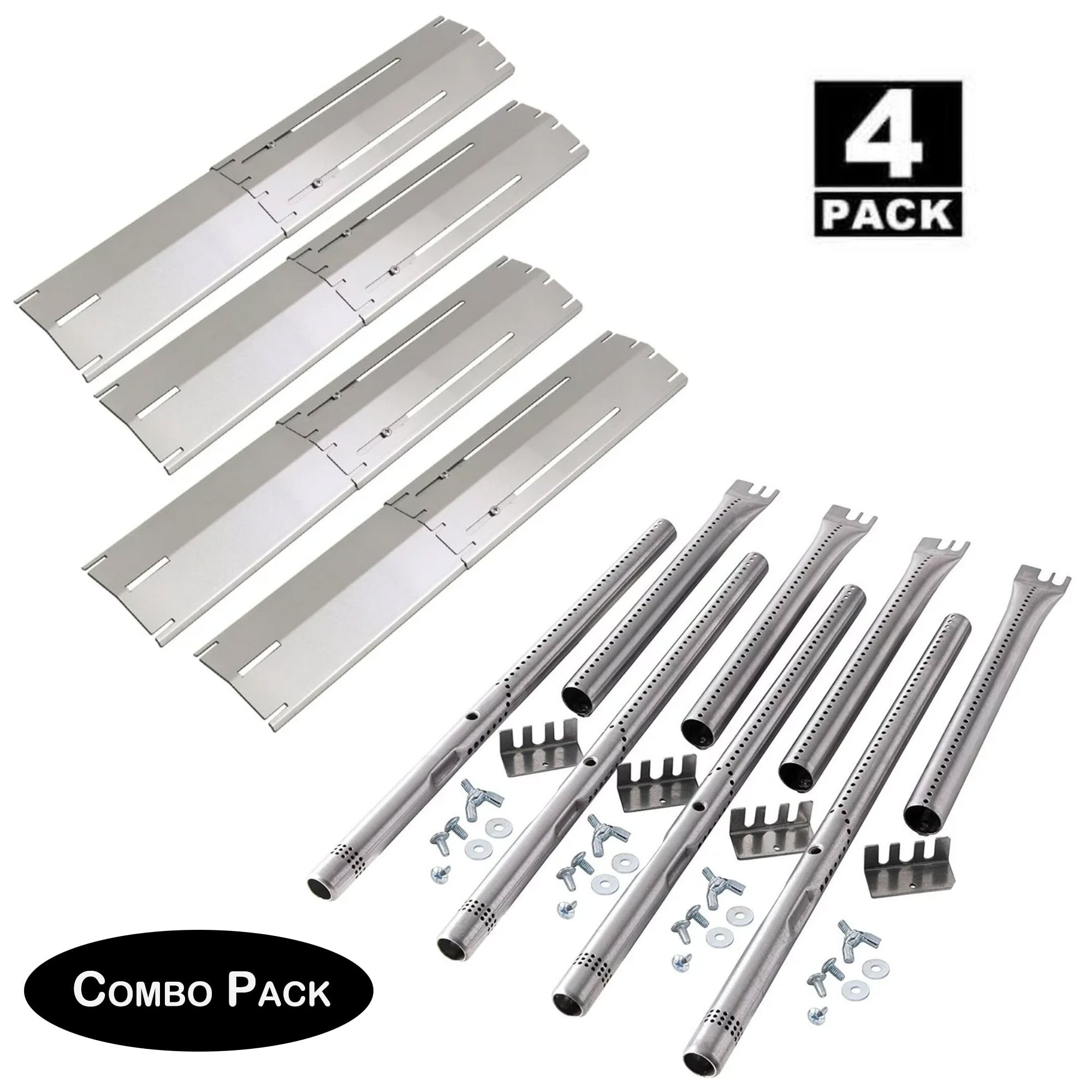Set of 4 universal heat plates and 4 universal tube burners - Walmart.com
