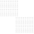 Set of 40/80Pcs Curtain Gliders Easy Installation Replacement Hooks ...