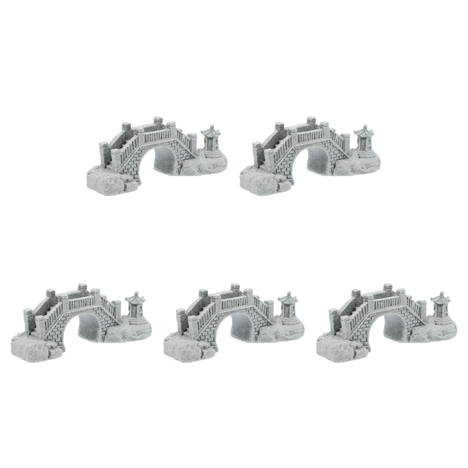 Set of 5 Aquarium Decoration Bridge - Walmart.com