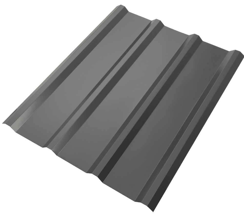 Set of 5 Arrow Galvanized Corrugated Steel Panels for DIY roof or wall ...