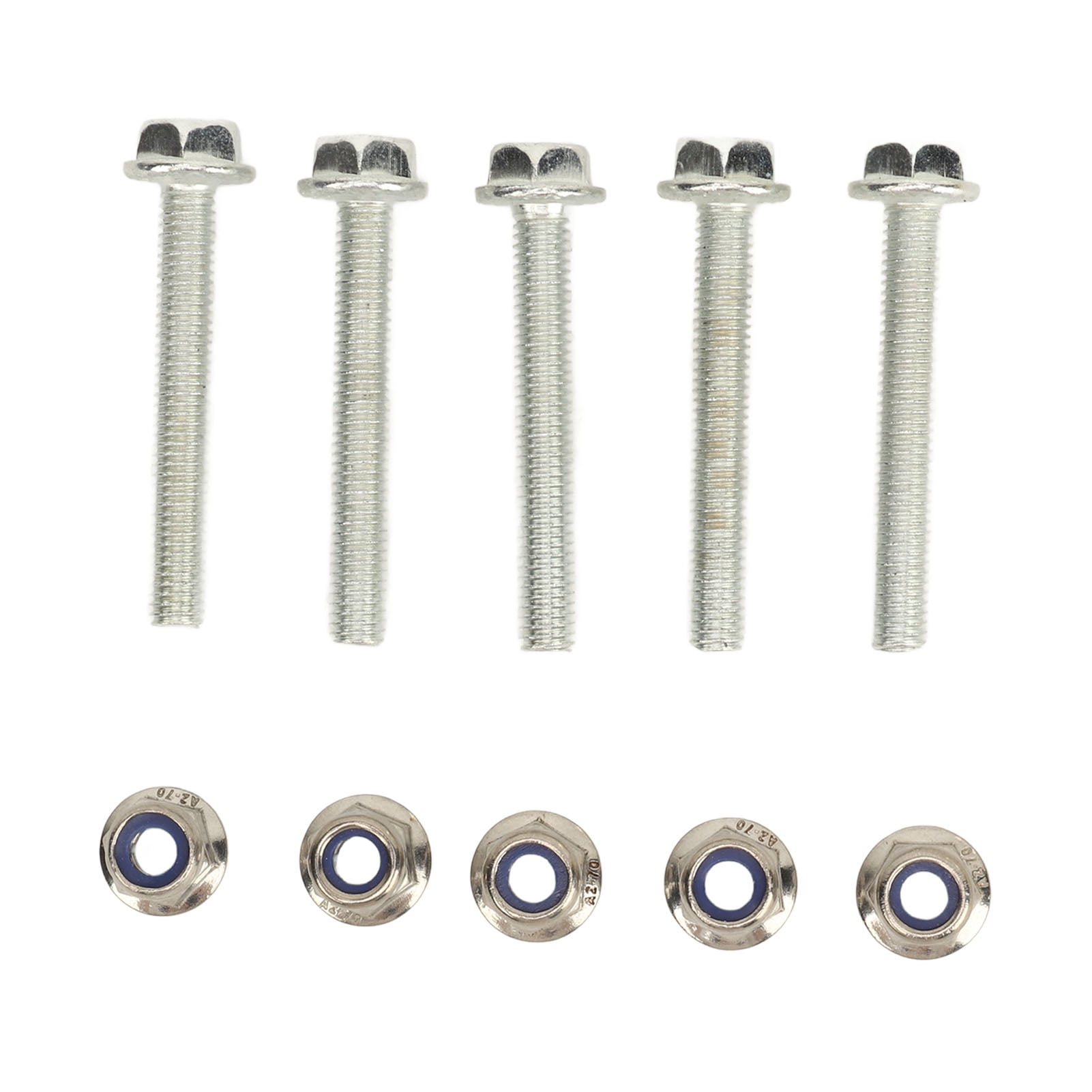 Set of 5 Auger Shear Bolt Lock Nut Kit 19M7834 Auger Shear Pin Bolts ...