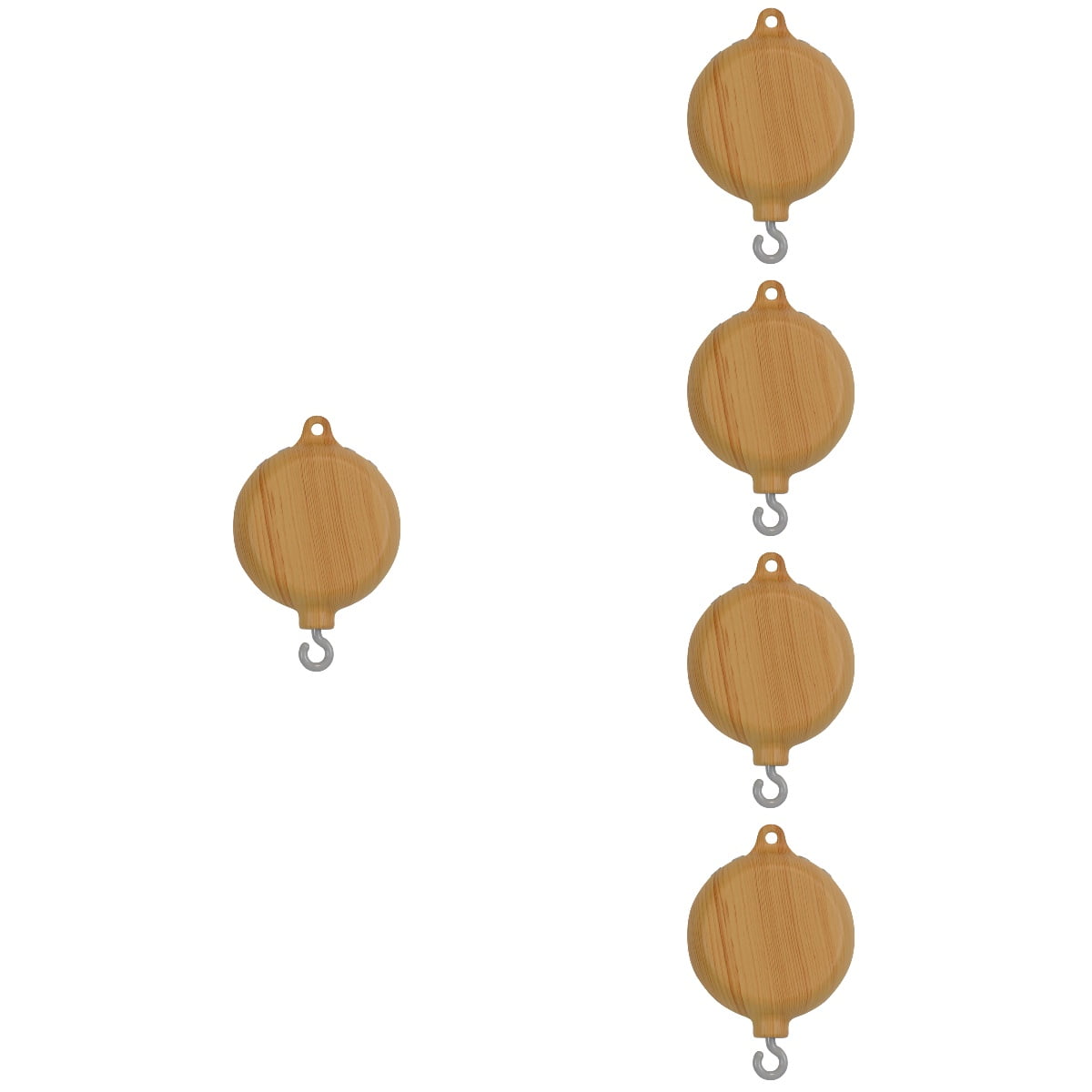 Set of 5 Baby Interactive Toy Bed Musical Bell Charcuterie Crib Hanging ...